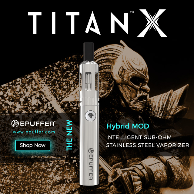 Titan X Box Mod Vaporizer | Hybrid Sub-Ohm Starter Kit | ePuffer Vape