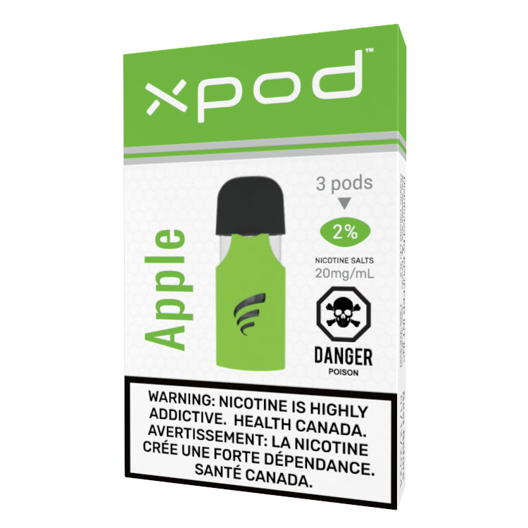 XPOD® Double Apple Vape Pods 3-Pack | Try Me Deal - ePuffer Canada