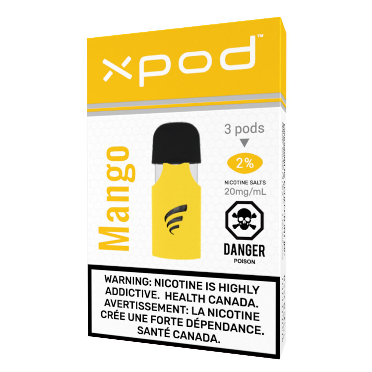 XPOD® Double Mango Vape Pods 3-Pack | Try Me Deal - ePuffer Canada