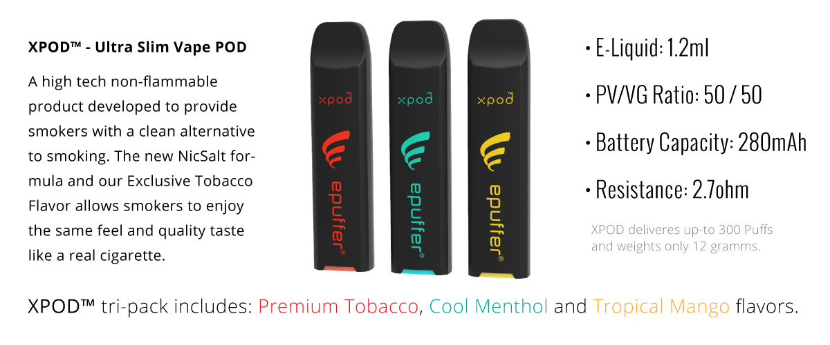 XPOD - Disposable mini Vape Pod